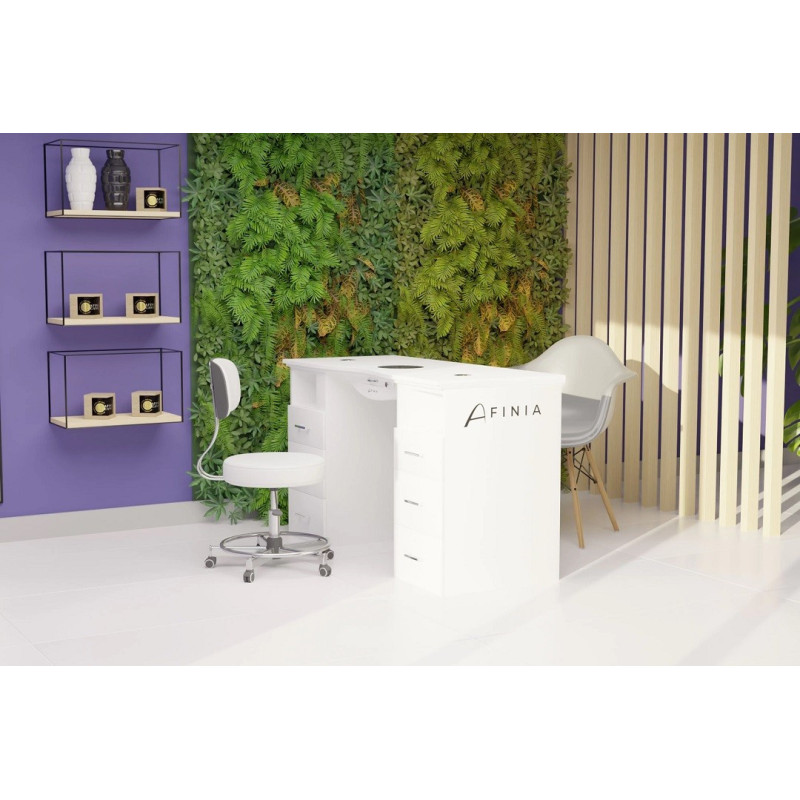 Masa manichiura cu aspirator incorporabil AFINIA PRESTIGE Blat detaÈ ...