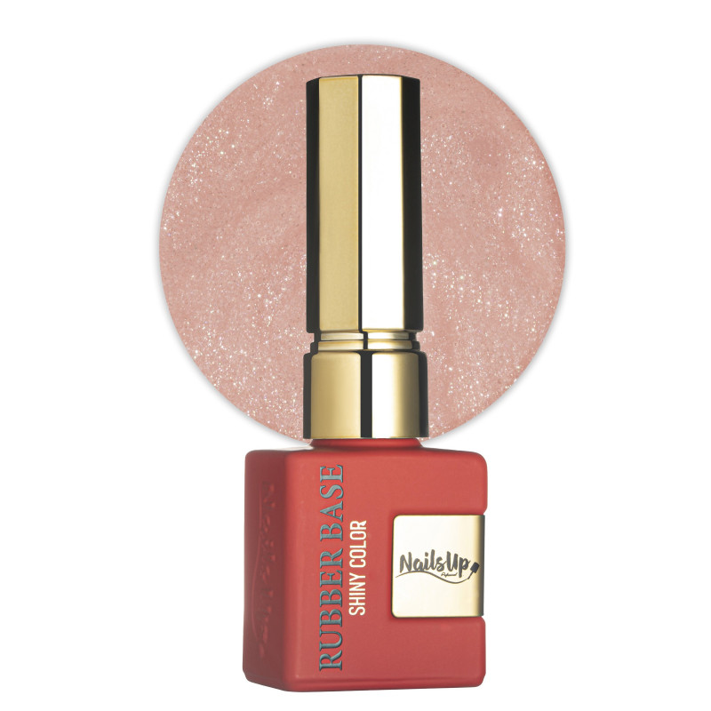 Rubber base Shiny Color NailsUp S08, 8ml